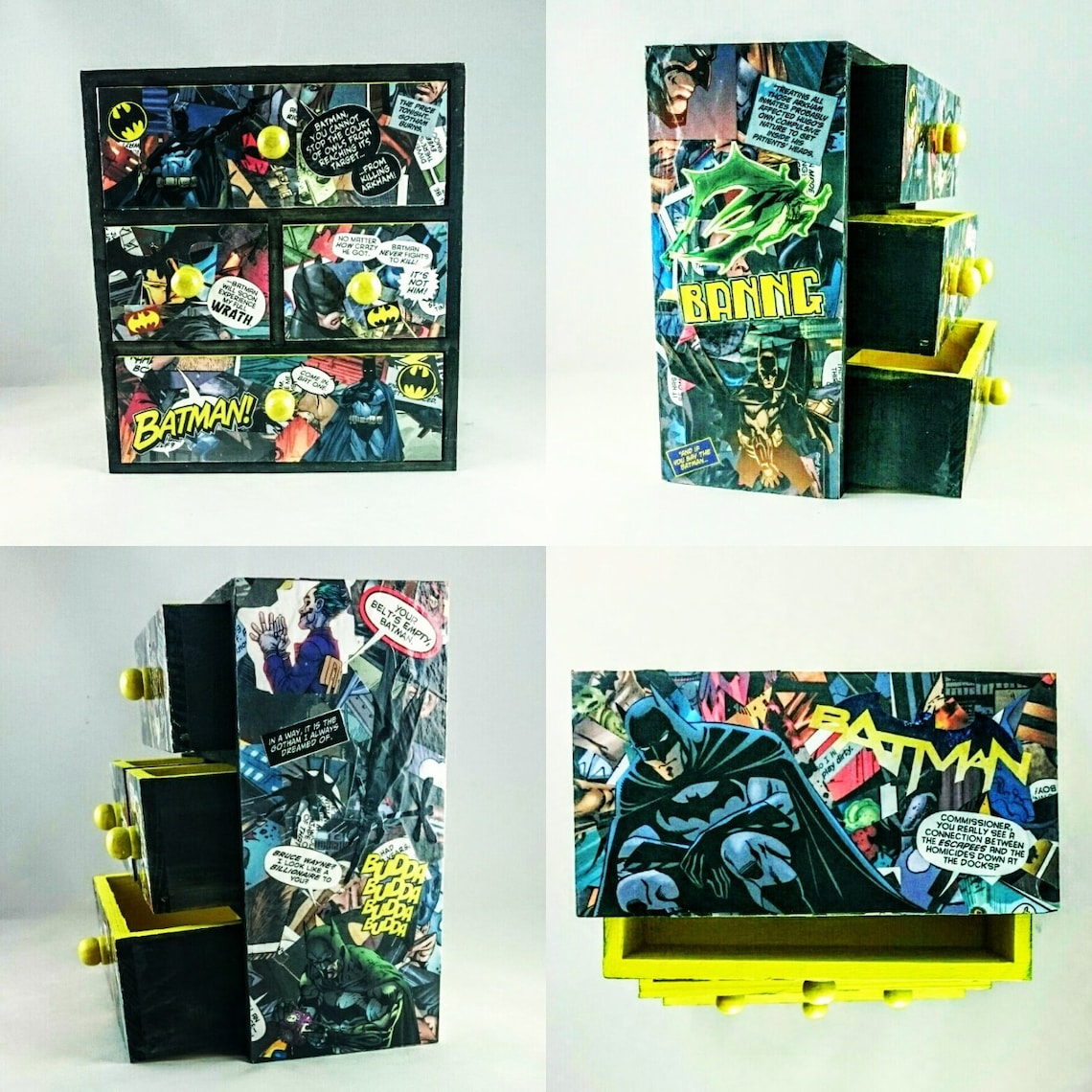 Comic Book Miniature Drawers Jewellery Trinket Keepsake Box - Etsy