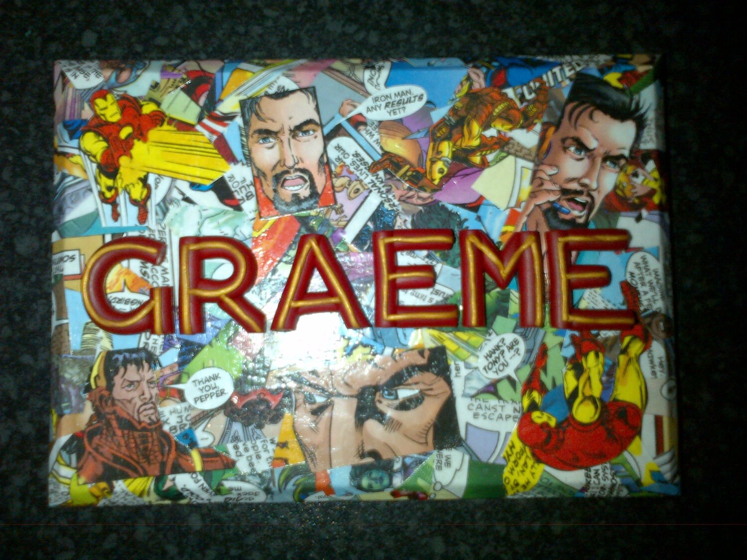 Name Plaque Personalised One-of-a-kind Marvel Superhero - Etsy UK