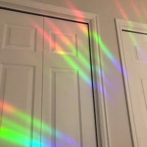 GIANT 8x8” Sawtooth Star Quilt Block Rainbow-making Suncatcher Vinyl ...