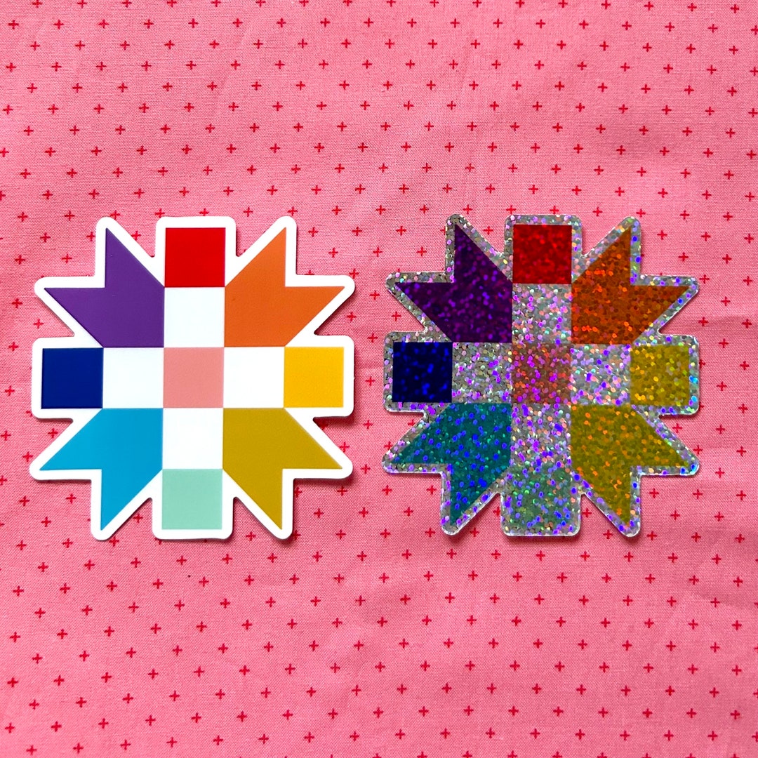 Rainbow Sister's Choice Vinyl Sticker, White and Glitter Waterproof ...