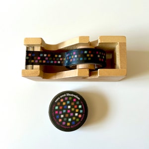 Tiny Sawtooth Stars Quilt Block Washi Tape, Bright Star Pattern ...