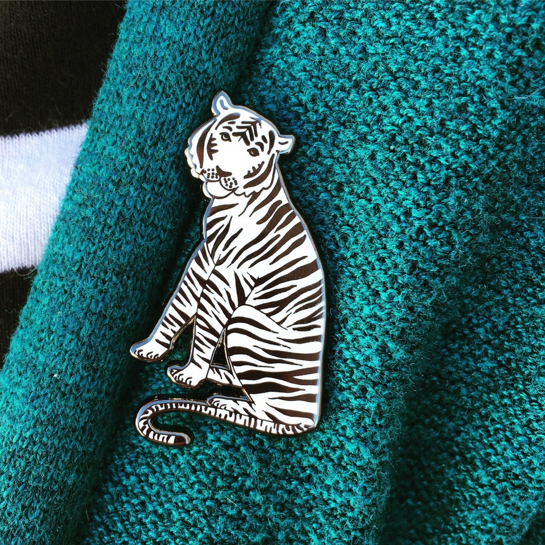 Tiger Hard Enamel Pin - Etsy