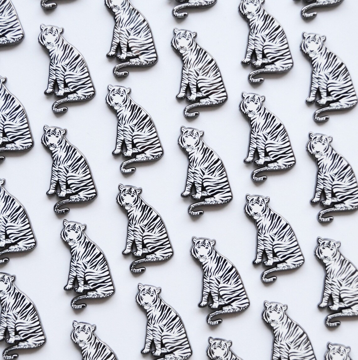 Tiger Hard Enamel Pin - Etsy