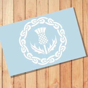 Scottish Thistle Decal Vinyl Decal - Car Decal - Car Sticker - Laptop ...