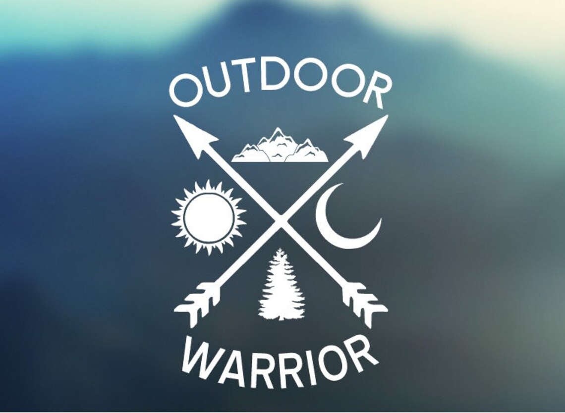 Outdoor Warrior Vinyl Decal Car Decal Car Sticker Laptop - Etsy