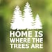 Pacific Northwest PNW Tree Landscape Decal or PNW Mountain Landscape ...