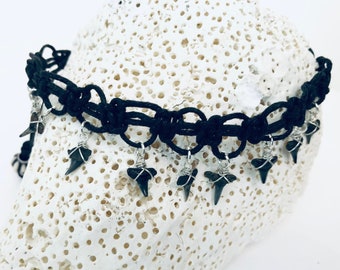 Shark Tooth Anklet - Etsy