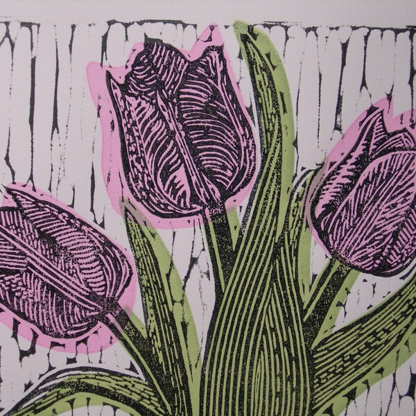 Lino Print Art - Etsy UK