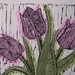 Tulips, Limited Edition, Lino and Screen Print. 2014. - Etsy