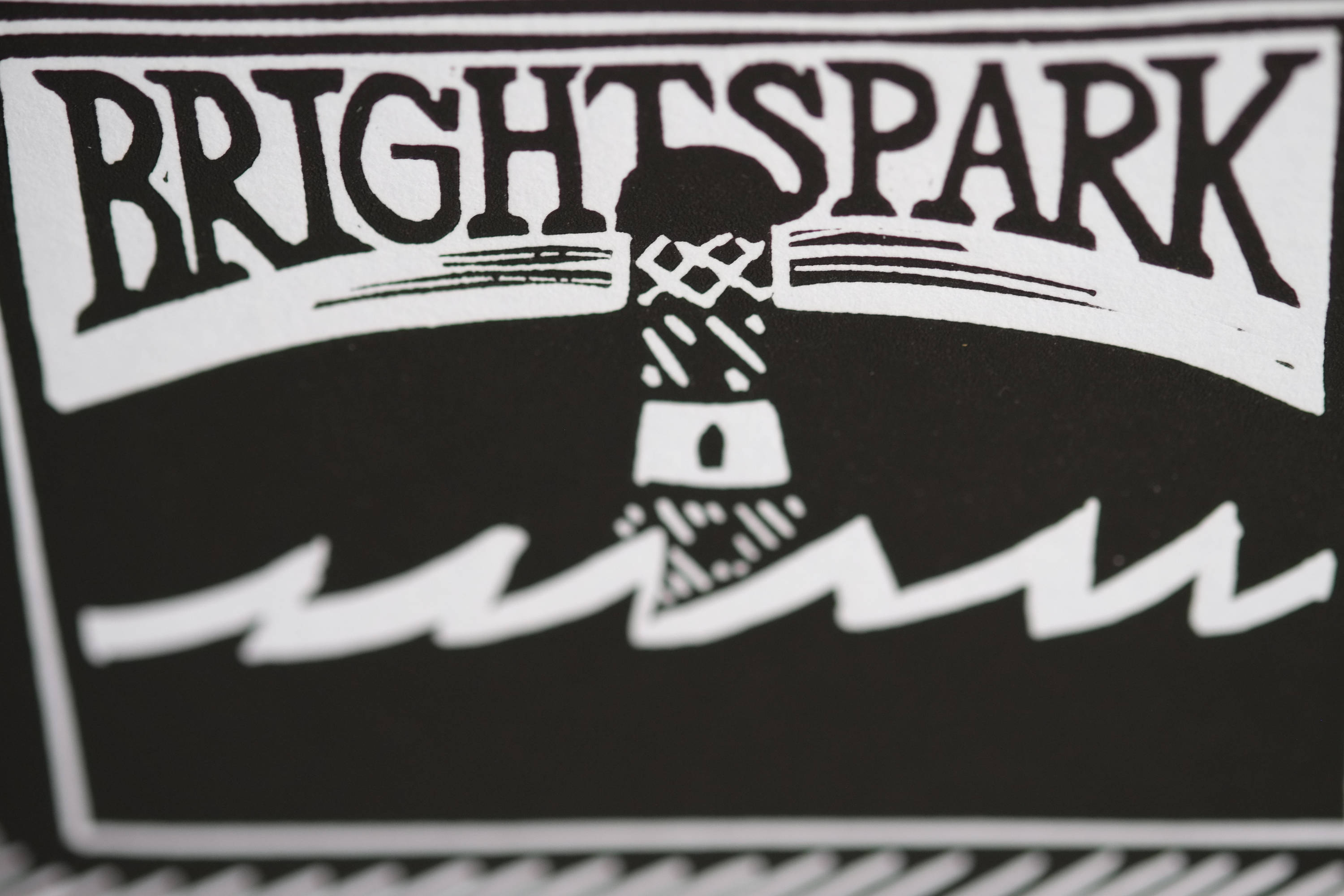 2017. hand printed limited edition Lino Print Lighthouse Matchbox ...