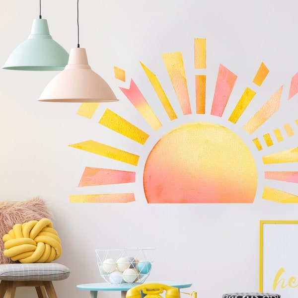 Sunset Wall Decal - Etsy