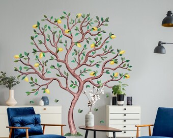 Lemon Wall Decals | Etsy