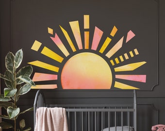 Sunset Wall Decal - Etsy