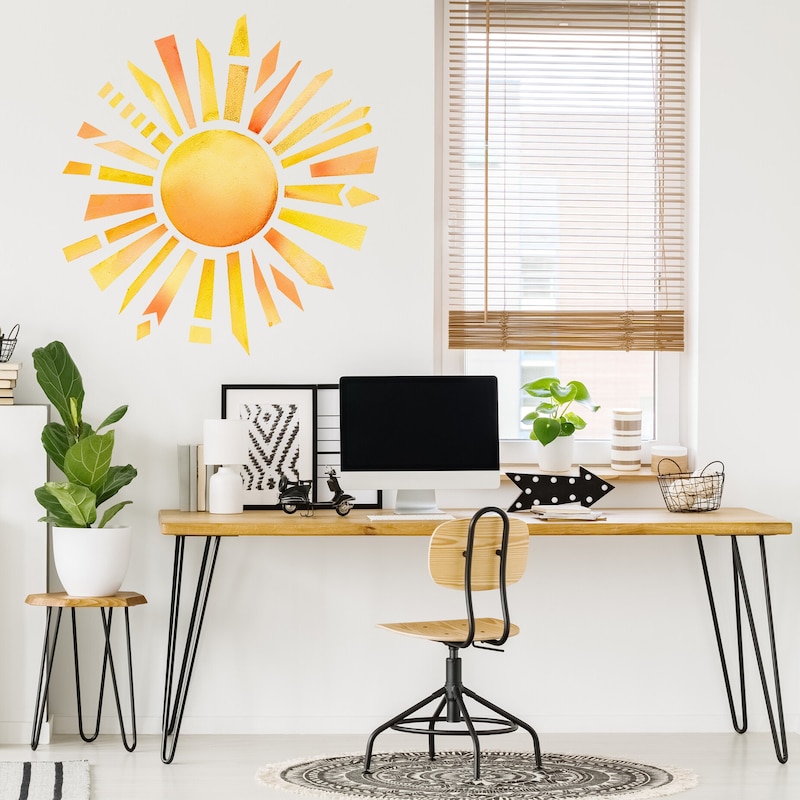 Sunset Wall Decal - Etsy