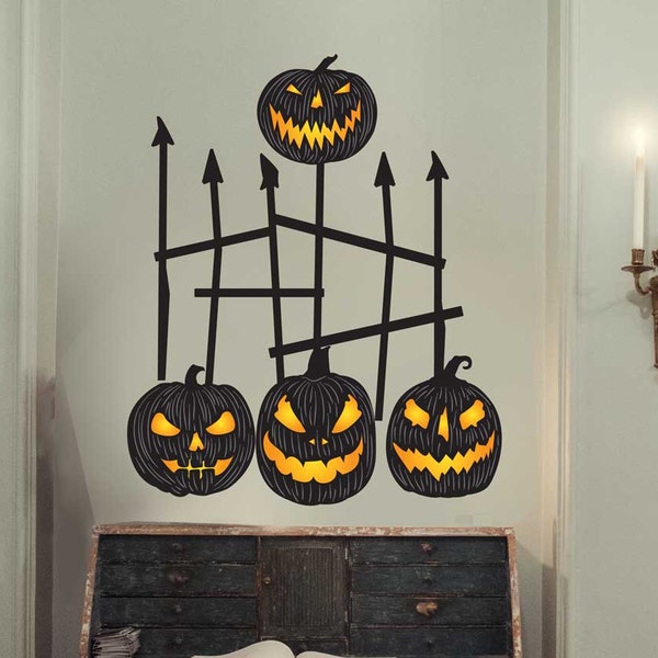Halloween Wall Decals - Etsy