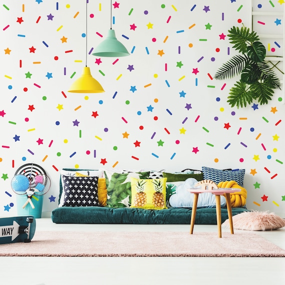 Sprinkle Party Decal Set Rainbow Dessert Decal by - Etsy