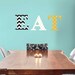 Decorative Letter Wall Decals Letter Decals by Chromantics - Etsy