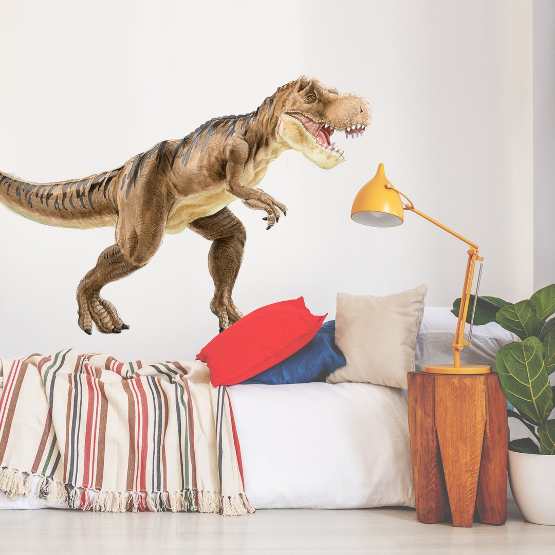 Large Tyrannosaurus Watercolor Wall Decal Sticker-large T-rex Decal for ...