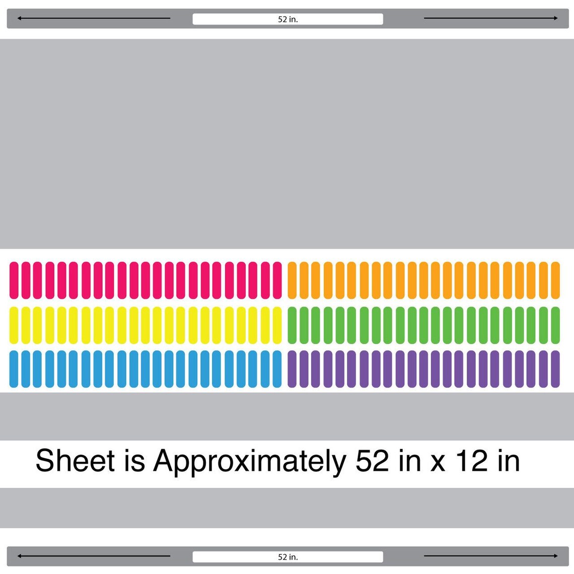 Rainbow Sprinkle Decal Set Rainbow Dessert Decal by | Etsy