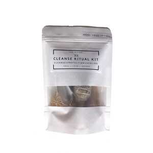 CLEANSE Ritual Kit Sage Bundle Smudging Cleansing Ceremony Quartz ...