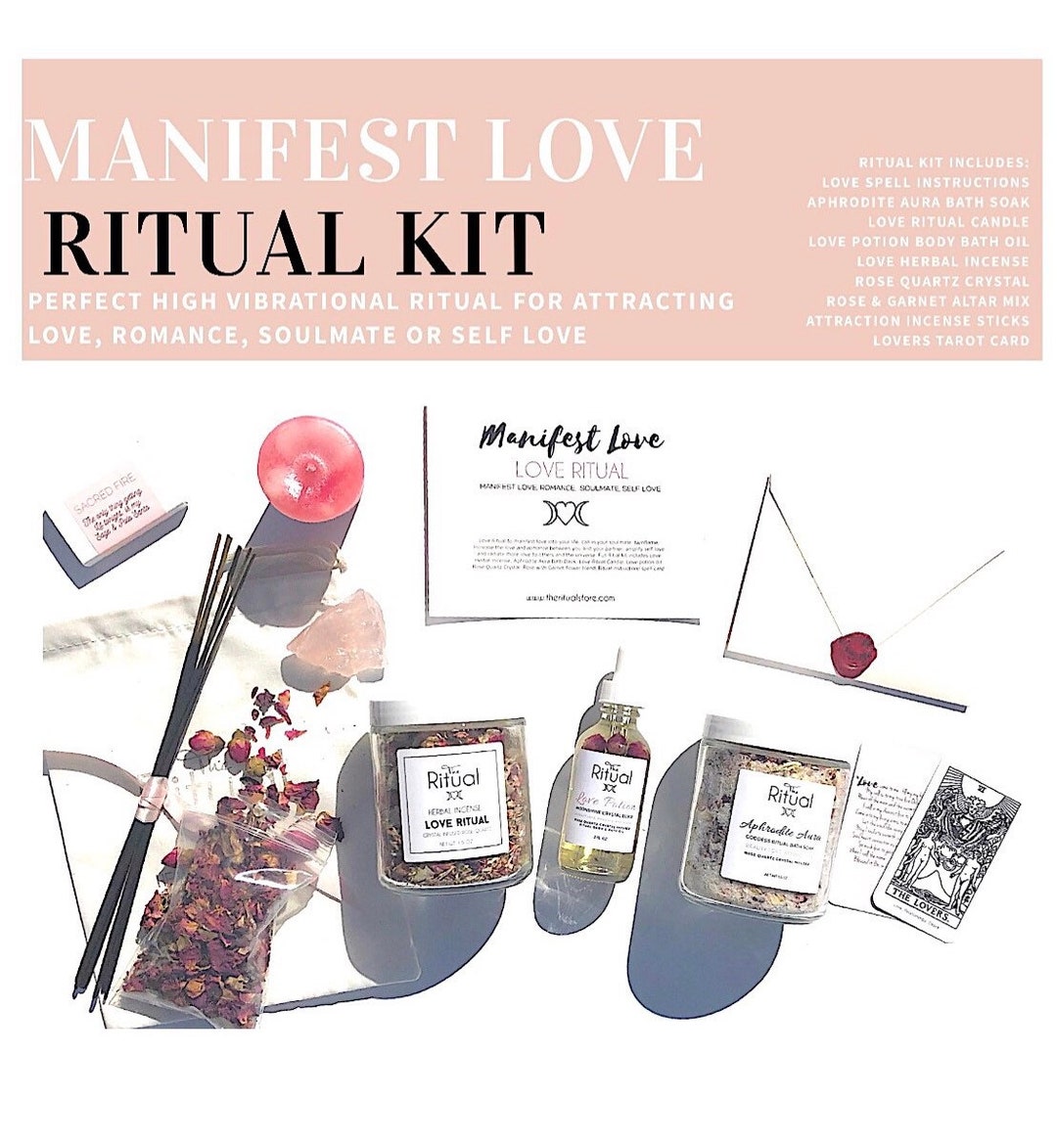 Manifest Love Ritual Kit Love Spell Attract Soulmate Romance Self Love ...
