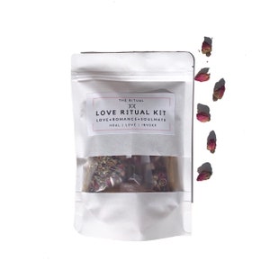 LOVE Ritual Kit Love Spell Soulmate Heart Healing Heart Chakra Rose ...