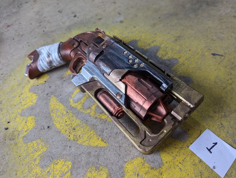 Nerf Hammershot Zombie Strike Custom Post Apocalyptic Sci-fi Copper ...