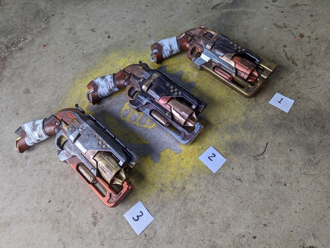 Nerf Hammershot Zombie Strike Custom Post Apocalyptic Sci-fi Copper ...