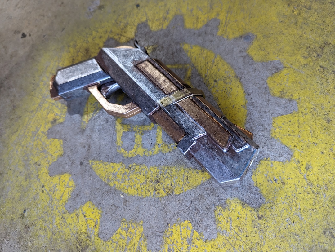 Nerf Armory: Jailbreak Roblox Pistol Silver/brass Sci-fi Blaster Gun ...