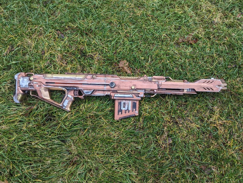 Nerf Centurion Mega Custom Copper/brass/black/silver Blaster - Etsy