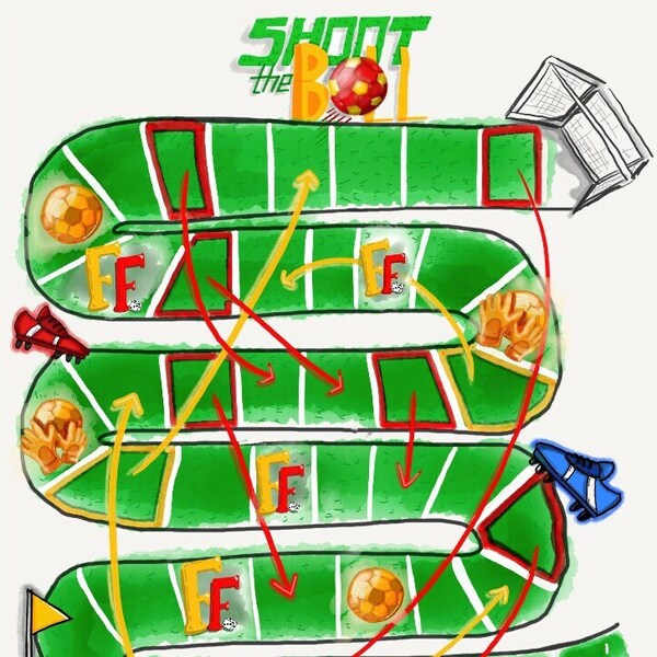 Football Board Game - Etsy