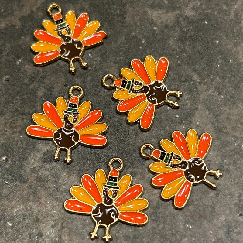 Turkey Charms - Etsy
