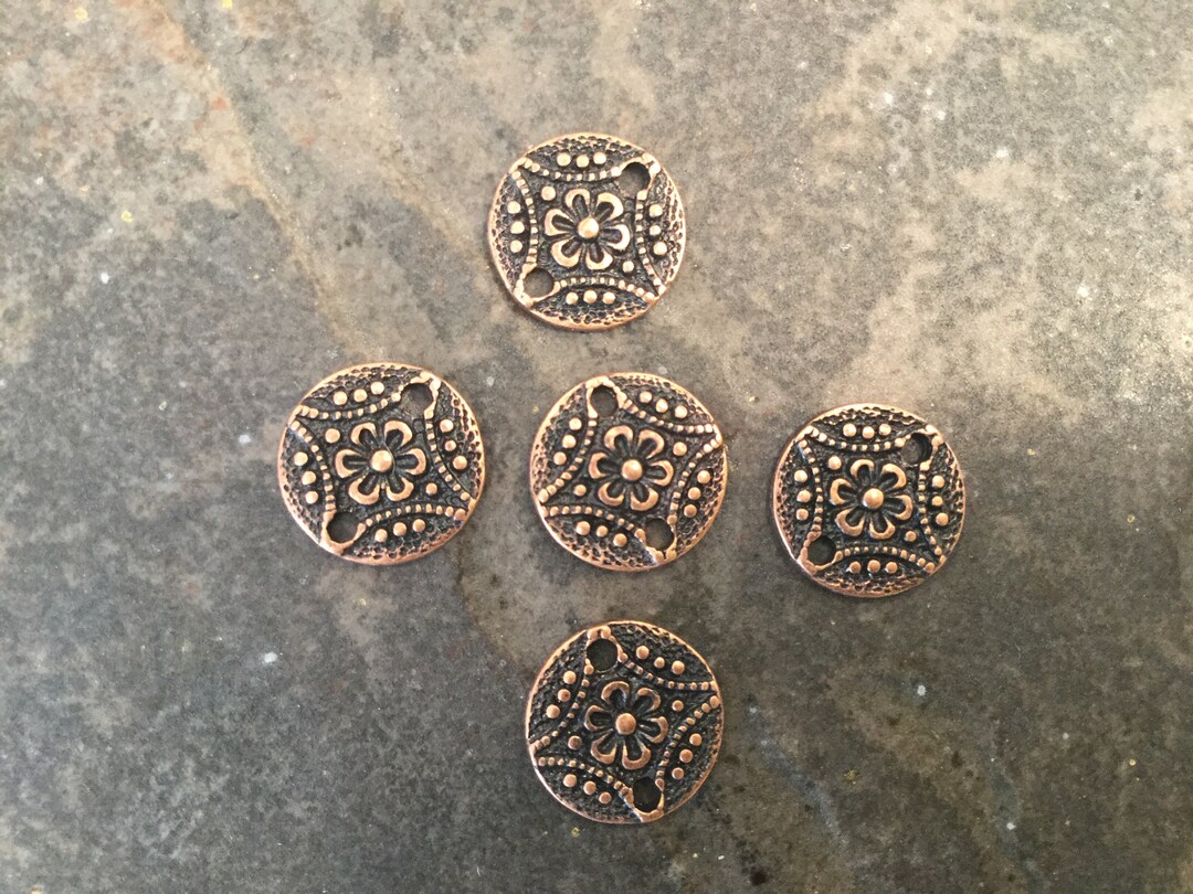 Round Copper Connectors for Jewelry Making Earring Connectors Tassel ...