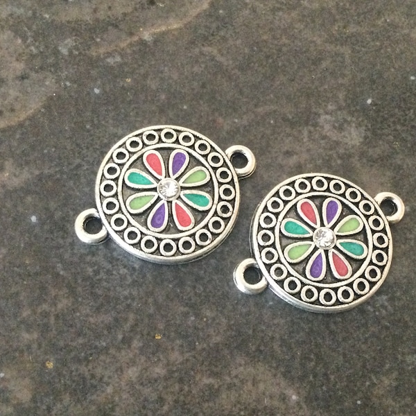 Enamel Connectors - Etsy