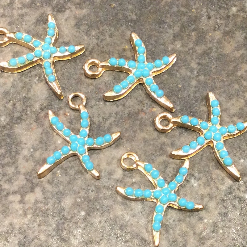 Starfish Charms - Etsy