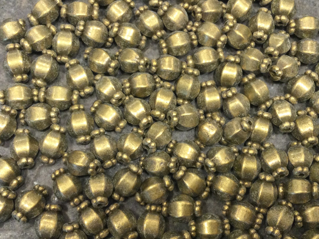 CLEARANCE Tibetan Lantern Style Bronze Spacer Beads 10 Pieces for ...