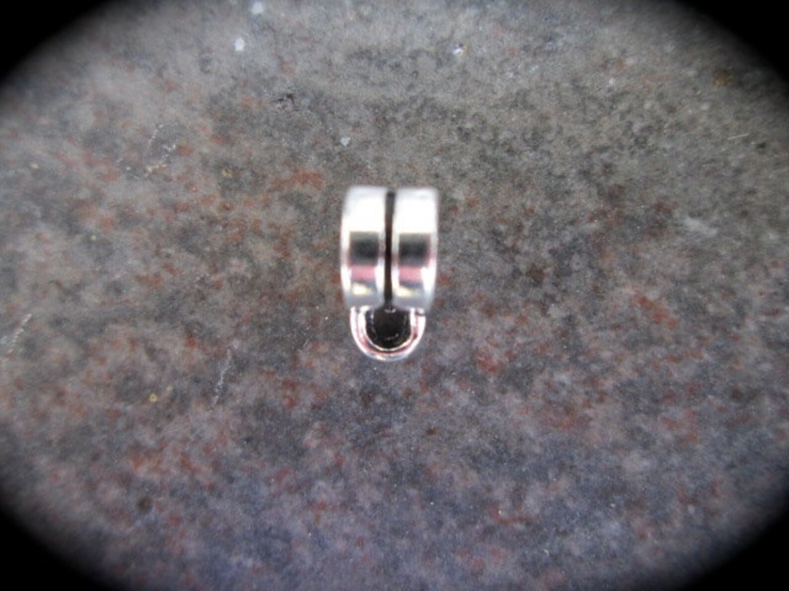 Silver Finish Charm Bails Pendant Holders Package of 5 Large Hole Charm ...