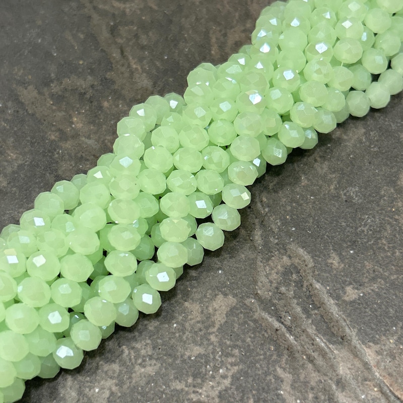 Crystal Rondelle - Etsy