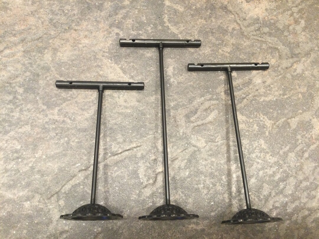 Earring Display Trees Set of Three Black Iron Earring Display Forms - Etsy