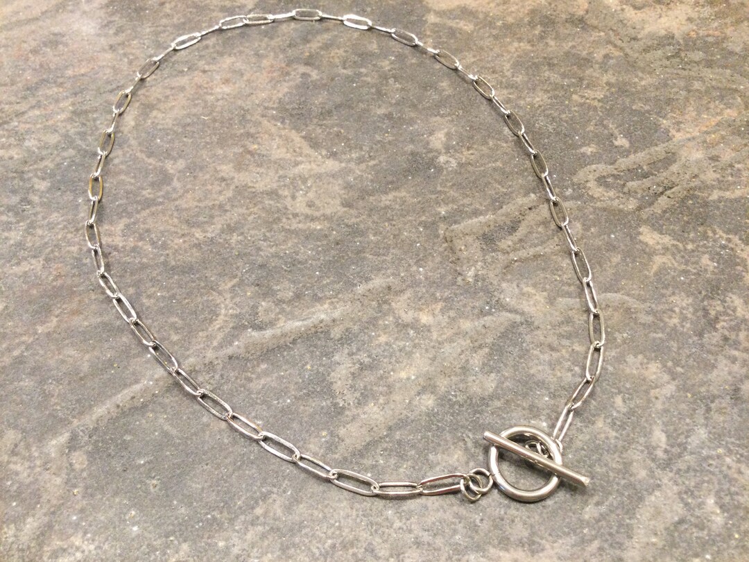 BLACK FRIDAY SPECIAL Stainless Steel 20 Paper Clip Style Chain With ...