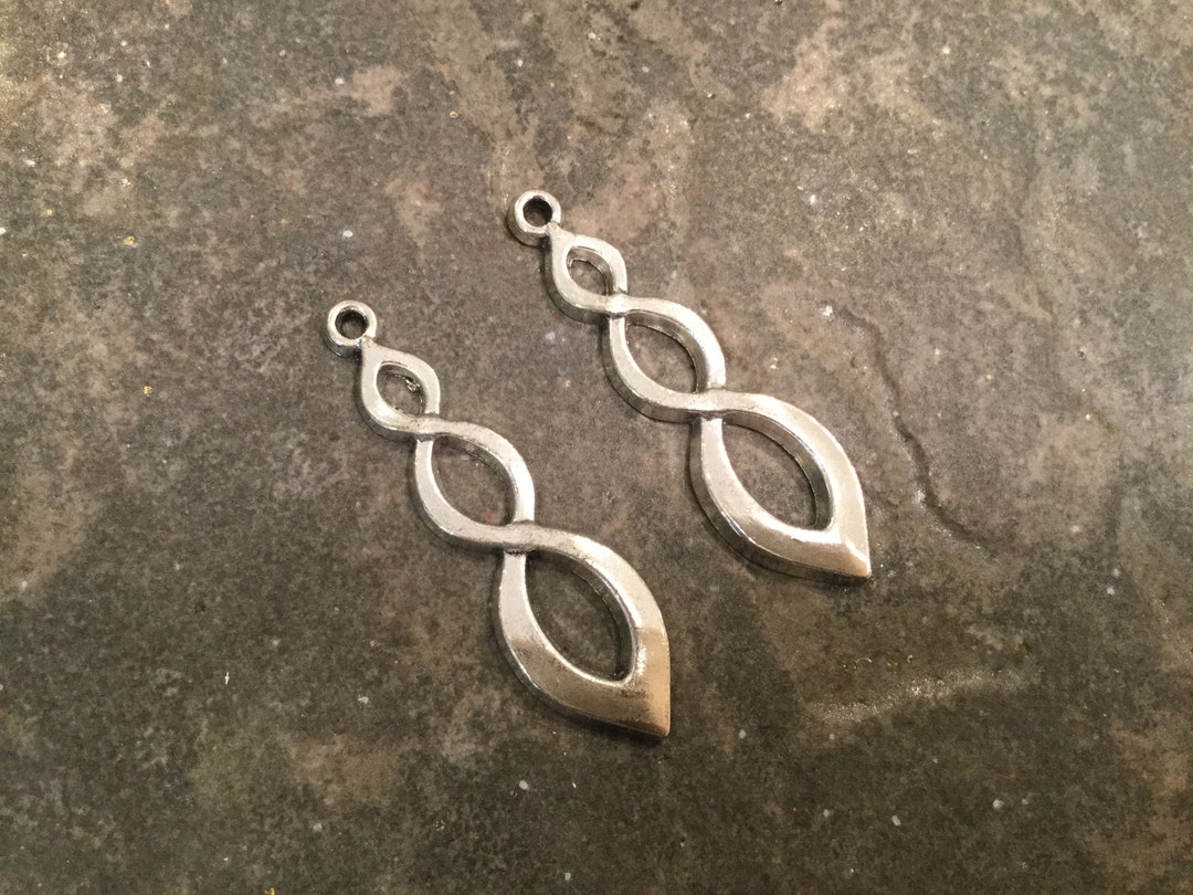 Celtic Knot or Infinity Symbol Pendant Charms Package of 2 Beautiful ...