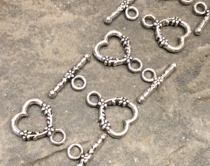 Antique Bronze Hook Clasps Filigree Style Clasps Pack of 3 Clasps ...