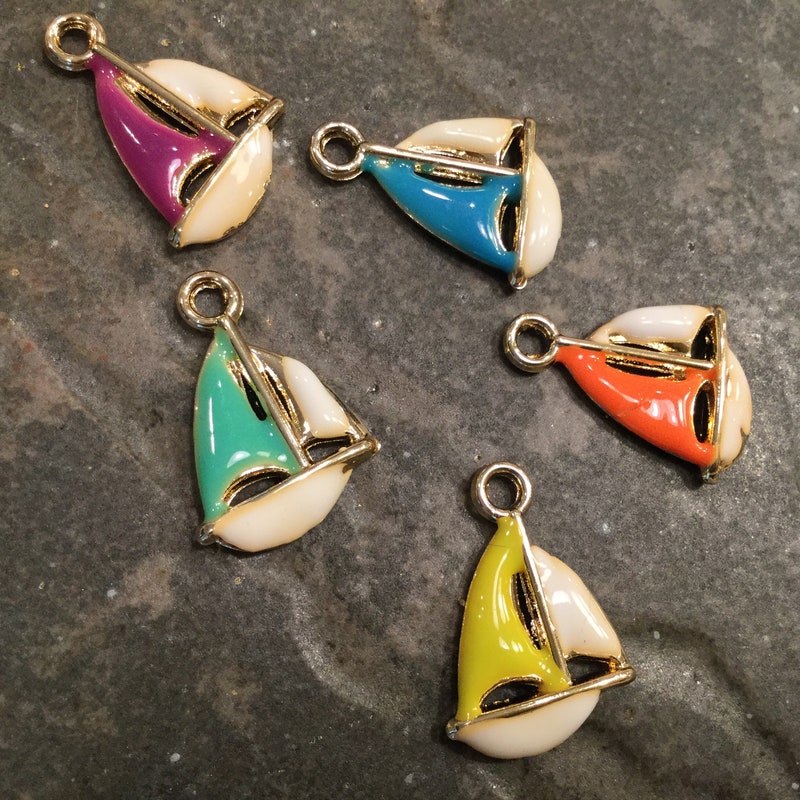 Sailboat Charm - Etsy
