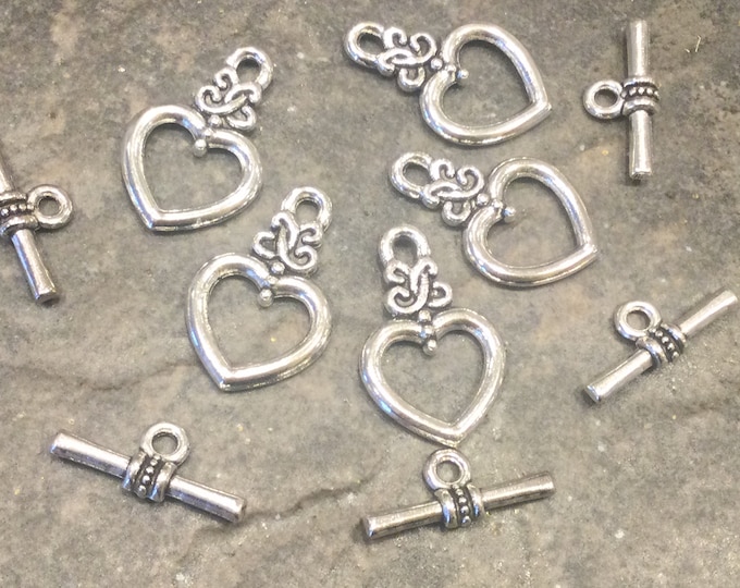 Antique Bronze Hook Clasps Filigree Style Clasps Pack of 3 Clasps ...