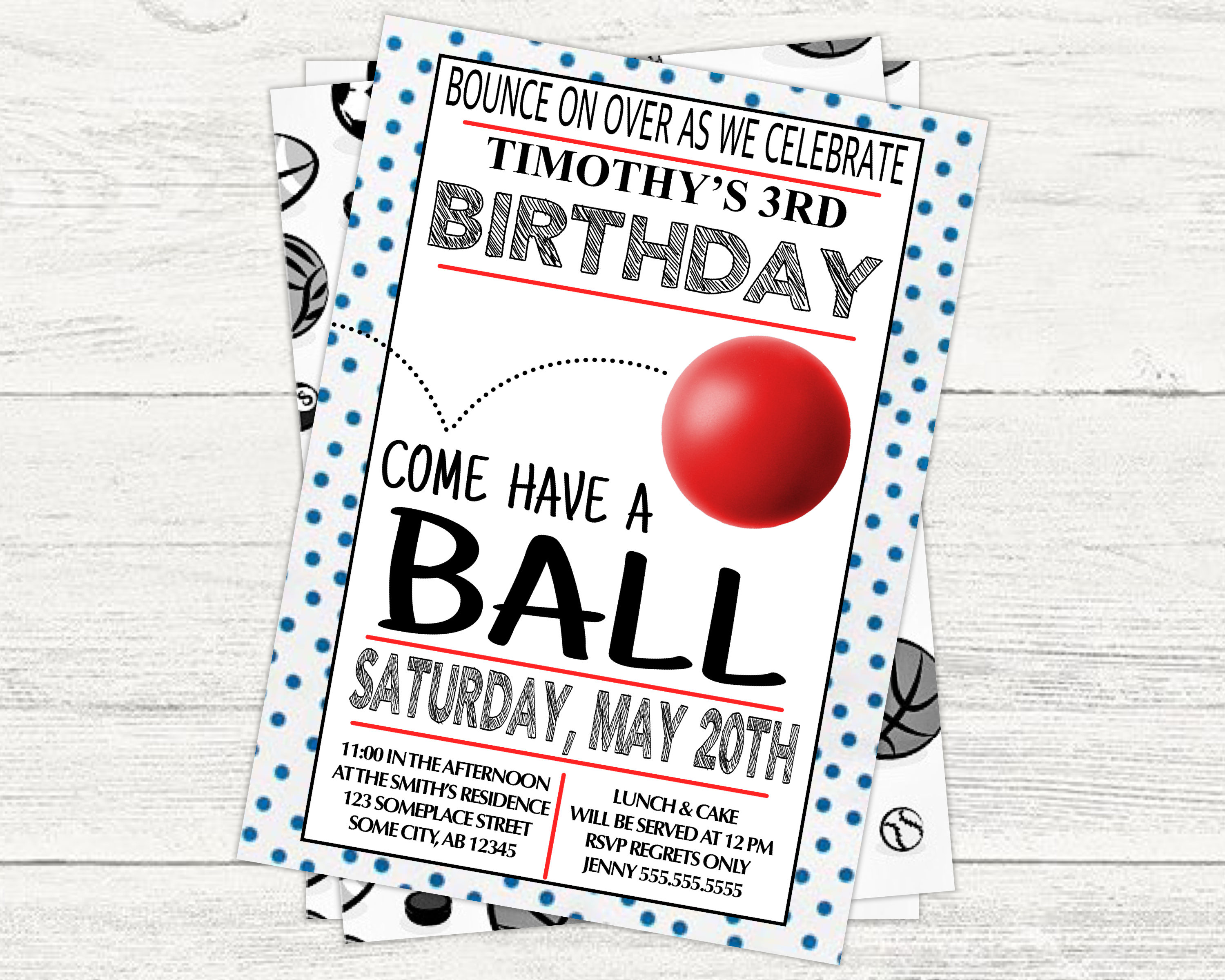 Ball Invitation Template