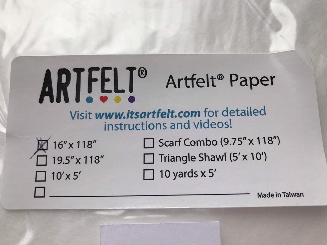 Artfelt Paper, Felting Paper, Wool Fiber Becomes Felt Material, Art ...