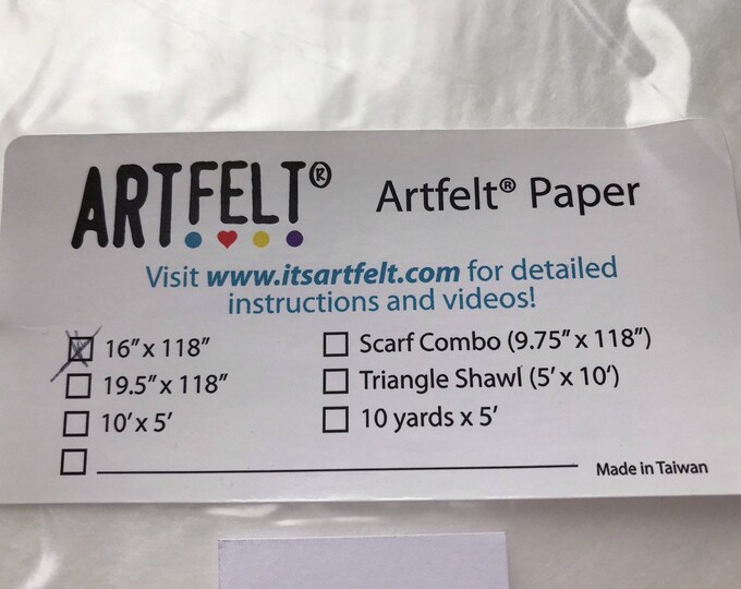 Artfelt Paper, Felting Paper, Wool Fiber Becomes Felt Material, Art ...