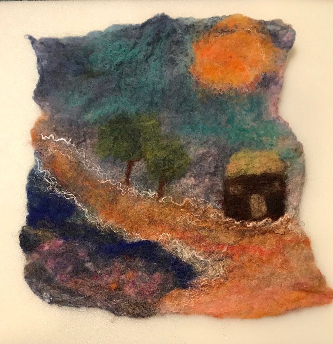 Artfelt Paper, Felting Paper, Wool Fiber Becomes Felt Material, Art ...