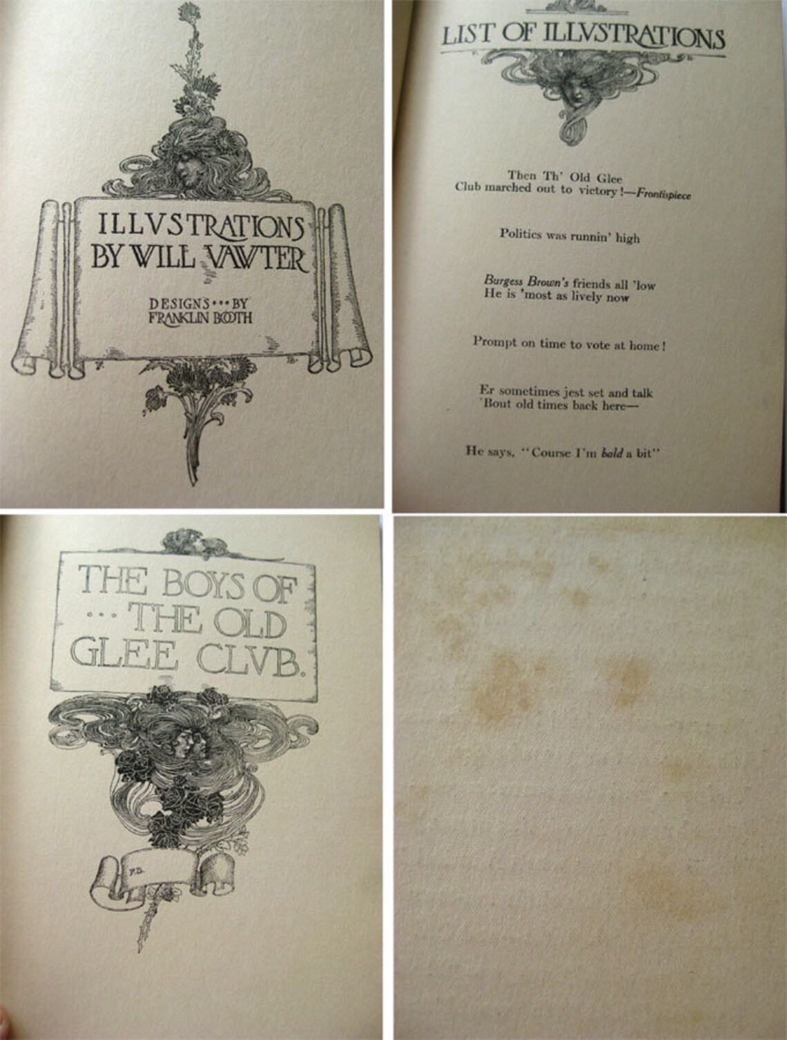 The Boys of the Old Glee Club by James Whitcomb Riley | Etsy