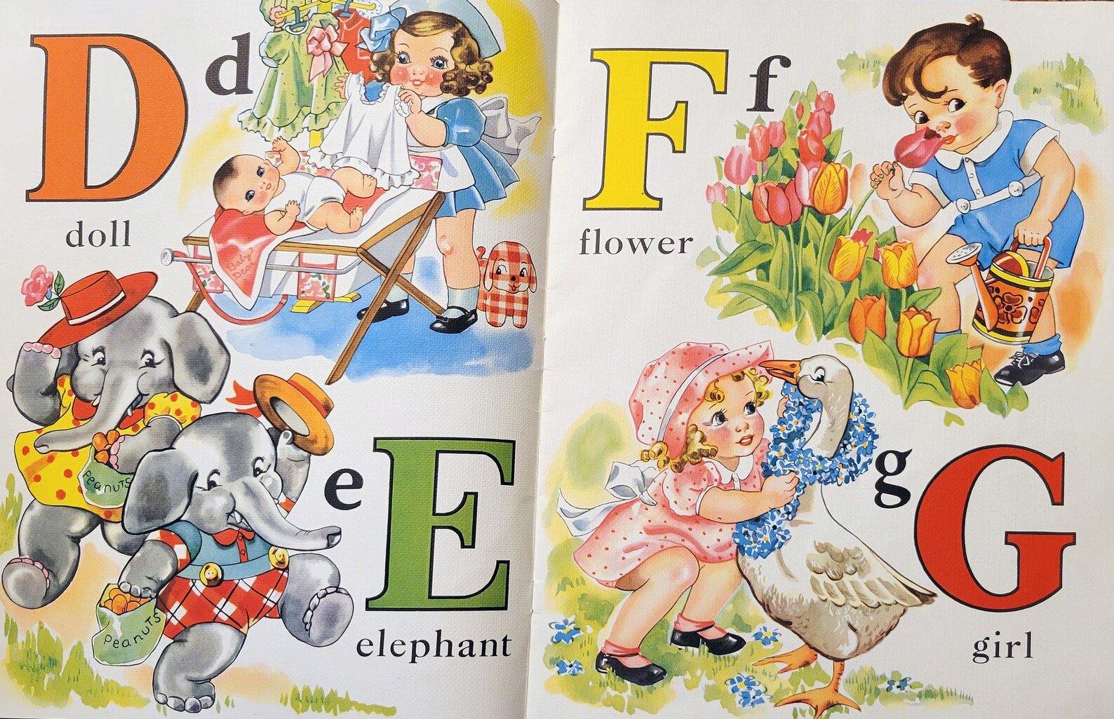 ABC Children's Book Illustrated by Florence Salter Merrill Publishing ...